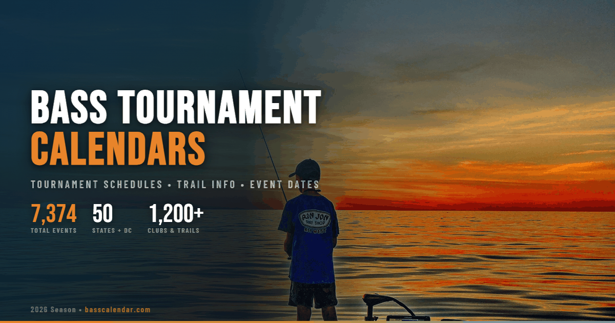 Michigan Bass Tournament Calendar 2026